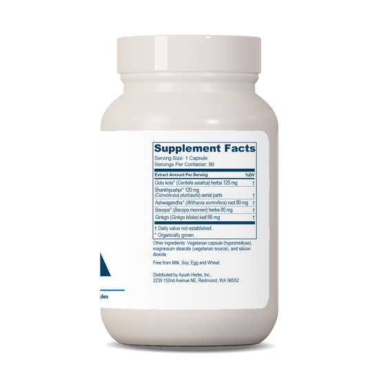 Bacopa Plus - Optimal Cognitive & Mood Support Supplement | Ayush